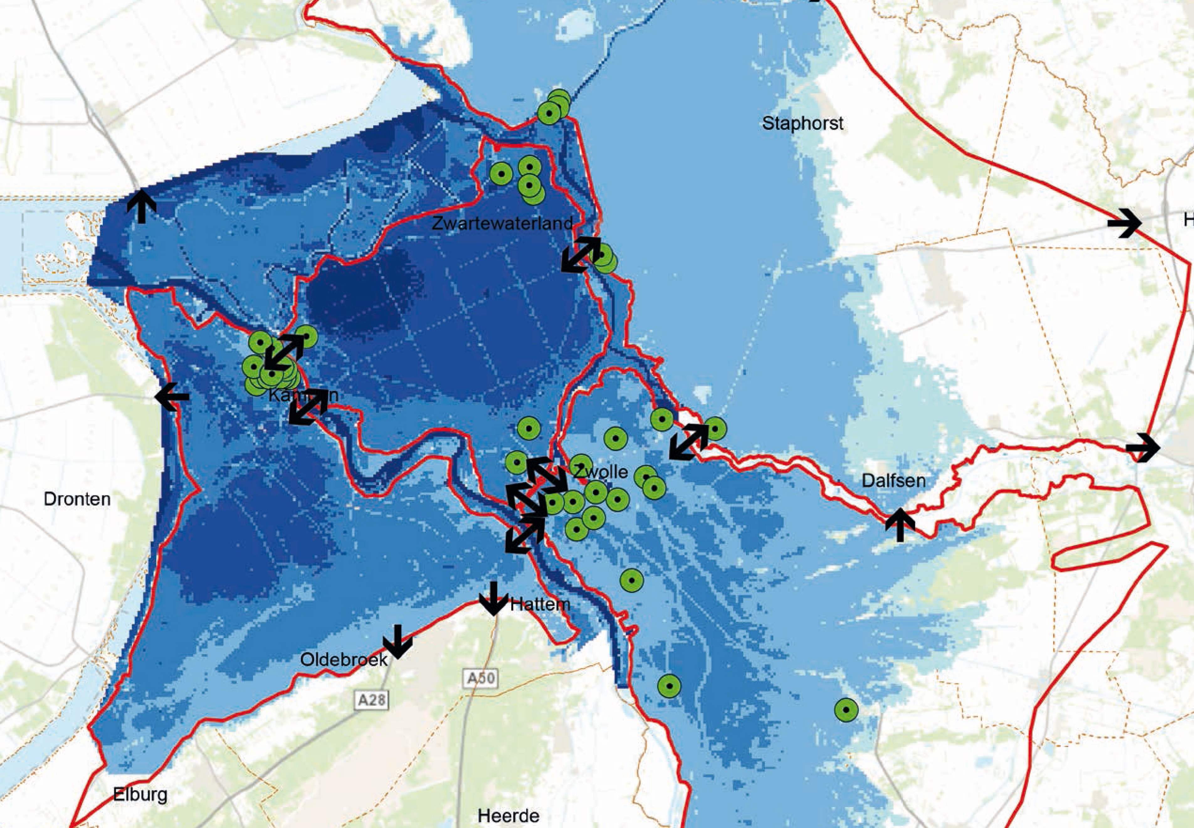 Overstroming Stadshagen: water tot 4 meter hoog - StadshagenNieuws.nl